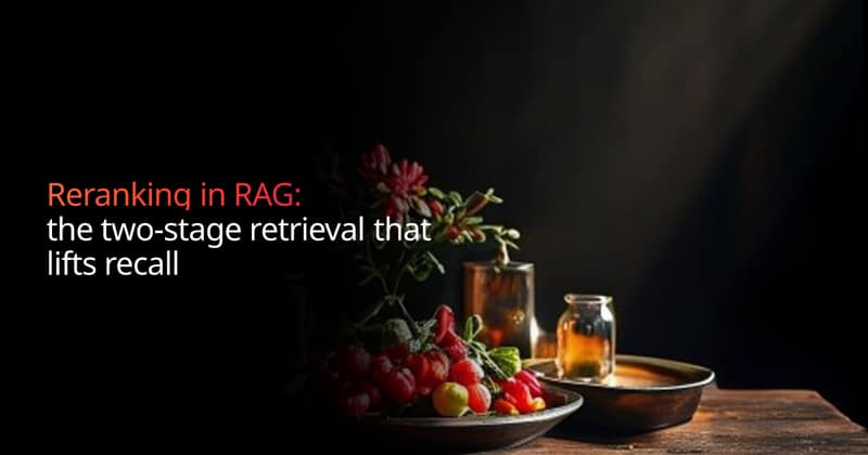 RAG reranking: two-stage retrieval for better recall | Boundev